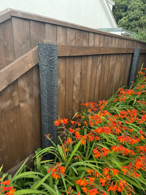 100% Recycled Plastic Fence Posts 90mm x 90mm x 2000mm - Pack of 10