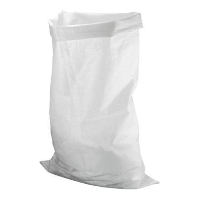 100 x Bags Sacks Woven Large Extra Heavy Duty Rubble Sand Bags Sacks ...