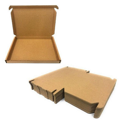 100 x C5 (222x160x20mm) Brown Single Wall Postal Mailing Die Cut Boxes