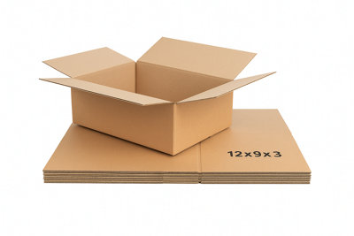 100 X Cardboard Boxes 12x9x3 inches 305 x 229 x 76mm Postal Shipping ...