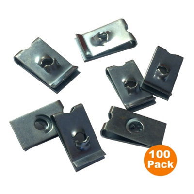 100 x Metric Speed Fastener U Nuts Interior Trim Panel Self Tapping ...