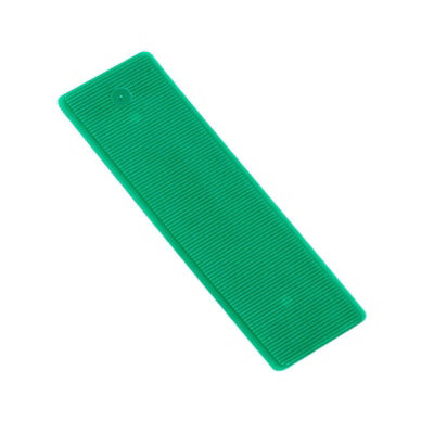 100 x Plastic Green 1mm Thick Window & Glazing Packers