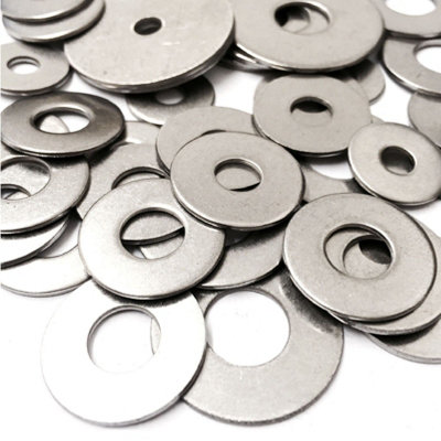 100 x Steel Penny Repair Washers M6 x 25mm Bright Zinc Plated for Nuts, Bolts & Screws
