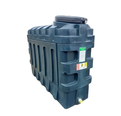 1000 Litre Slimline Bunded Oil Tank with Fitting Kit