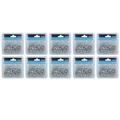 1000 Metric Aluminium Blind Pop Pot Rivets Set Fastener Fastening 4.8mm ...