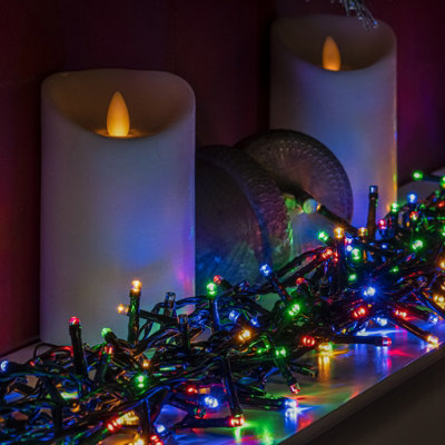 1000 Multi-Coloured LED Multi-Function Ultra Bright Christmas Lights ...