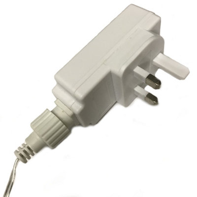 1000 Warm White Low Voltage Mains Powered LED Waterproof String Lights ...