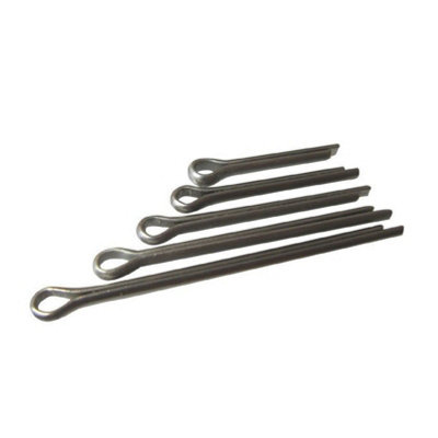 1000 x Assorted Metric Cotter Split Pins, Steel Retaining Pins Plated