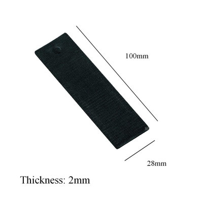1000 x Plastic Window & Glazing Packers 2mm Black, Flooring & Framing ...