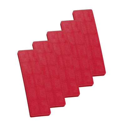 1000 x Plastic Window & Glazing Packers 6mm Red, Flooring & Framing Spacers