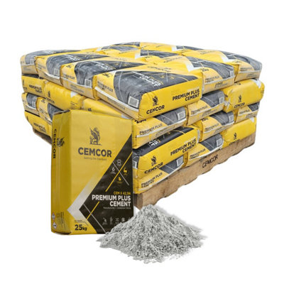 1000kg Cemcor High Strength Premium Cement 42.5N 40 x 25kg Bags