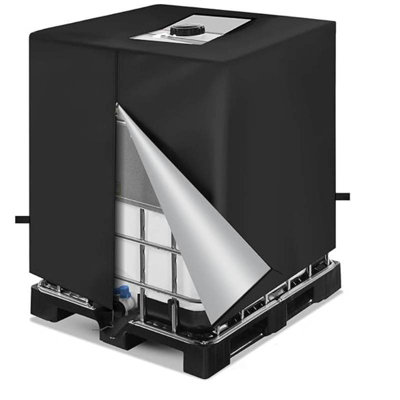 1000L 210D Oxford Cloth Water Tank Cover Sunscreen Dustproof IBC Water ...