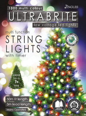 1000L Multi Colour LED Ultra Bright Light With Timer | DIY at B&Q
