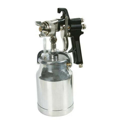 1000ml 1L 1 Litre High Pressure Spray Gun Dual Action 1/4" Inch Quick ...
