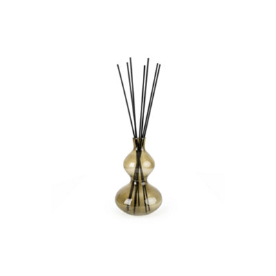 1000ml Reed Diffuser Wavy Glass - Olive Green