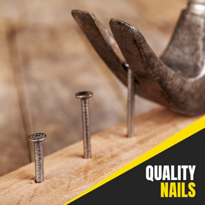 1000pk Assorted Nails for Wood, Iron Nails for Hanging Pictures - Long ...