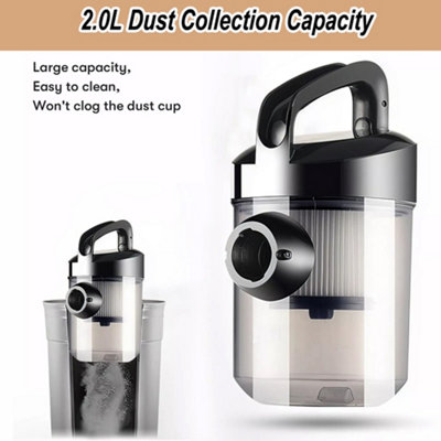 1000W Compact Lightweight Powerful Cyclonic Vac Bagless Cylinder Vacuum ...