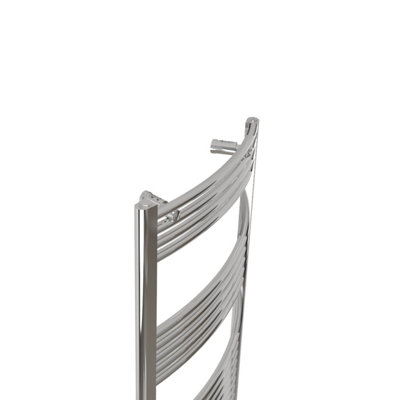 1000x400mm Bathroom Curved Heated Towel Rail Radiator Warmer Ladder Chrome