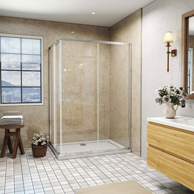 1000x760x1850mm Corner Entry Shower Enclosure