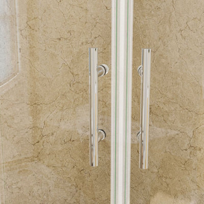 1000x800x1850mm Quadrant Shower Enclosure+1000x800mm Left Stone Tray ...