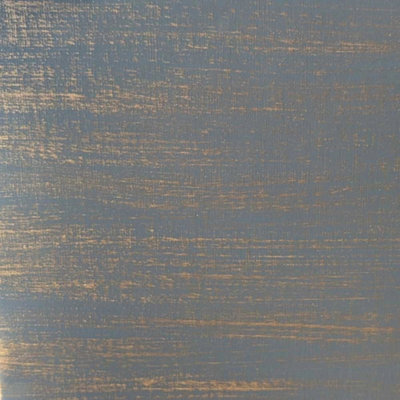 100cm Zinc Hand Finished Brushed Grey & Gold Trough Planter