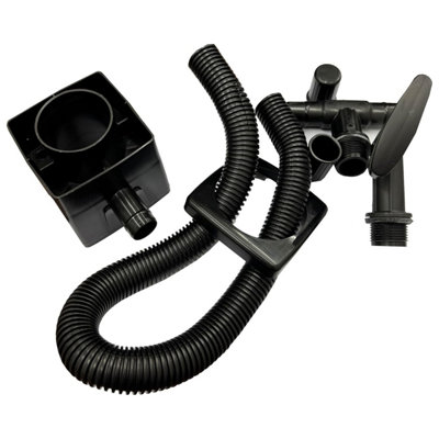 100L Strong Traditional Black Barrel Design Water Butt Rain Water ...