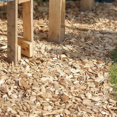 100L Wood Chips Decorative Landscaping Mulch by Laeto Your Signature Garden