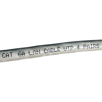 100m (330 ft) - CAT6A Copper Network Cable Reel Box 10GBASE T Ethernet ...
