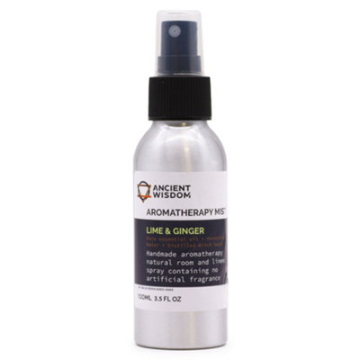 100ml Essential Oil Mist Lime & Ginger
