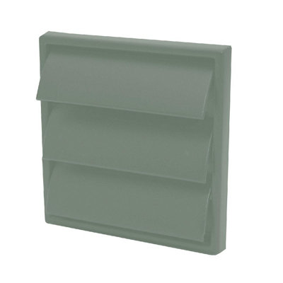 100mm extractor fan vent with gravity flaps (Grey)