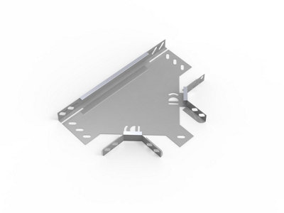 100MM FLAT EQUAL TEE BEND MEDIUM DUTY PRE-GALVANISED