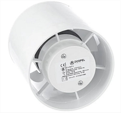 100MM IN LINE BATHROOM FAN - SILENT VENTILATION FAN