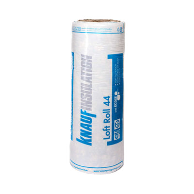 100mm Knauf Earthwool Loft Roll 44 Insulation Combi-Cut (6/rolls)