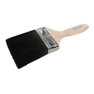 100mm Premium Extra Soft Paint Brush Natural & Synthetic Bristle Smooth ...