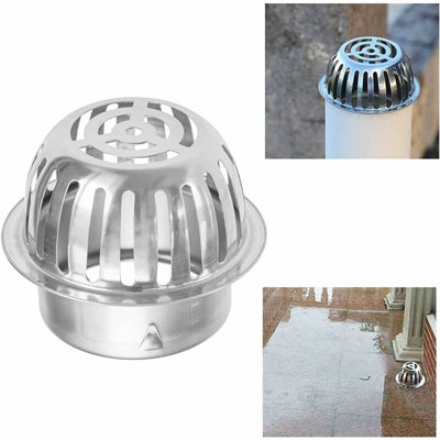 100MM STAINLESS STEEL GUTTER GUARDS LEAF PROTECTION LEAF GUARD PREVENTS ...