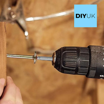 100mm Wood Screws Wafer Head ( Pack of: 100 ) Torx Screw Self Tapping ...