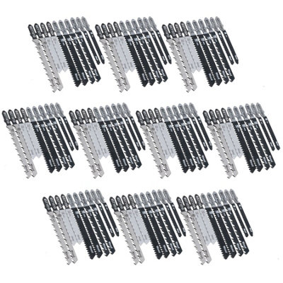 100pc T Shank Fitting Jigsaw Cutting Blades Set For Plastic Wood Metal ...