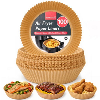 100pk Air Fryer Paper Liners Round - 6.5 Inch - Air Fryer Liners ...