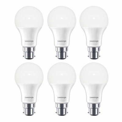 100w Equivalent LED Bulb 10w B22 Day White 6500K - Pack of 6