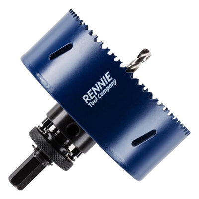 105mm Bi-Metal Holesaw With Arbor And Pilot Drill. M35 5% Cobalt Bi ...