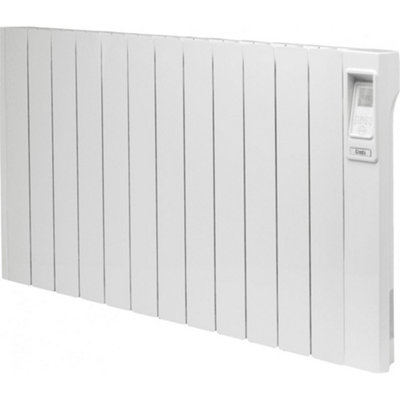 1068mm (W) x 570mm (H) - White Touch Oil Filled Electric Radiator ...