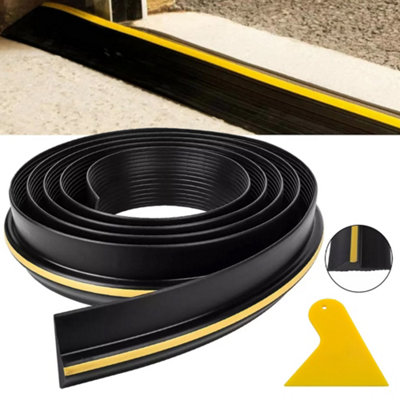 10ft Garage Door Floor Threshold Weather Seal HEAVY DUTY RUBBER Draught ...