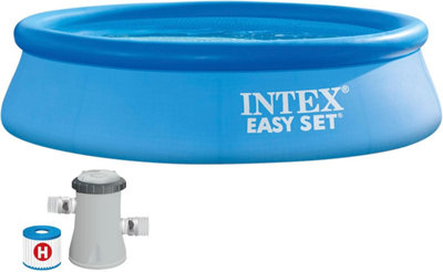 10ft x 30in Easy Set Pool with Filter Pump