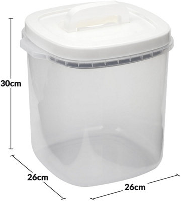 10kg Airtight Food Storage Container with Clear Design and Measuring ...
