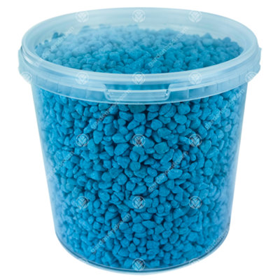 10L Blue Fluorescent Aquatic Gravel - Premium Aquarium Fish Tank Stones ...