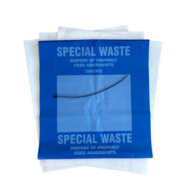 10L Envirospill Oil Spill Kit with Hydrophobic Absorbent Pads, Spill ...