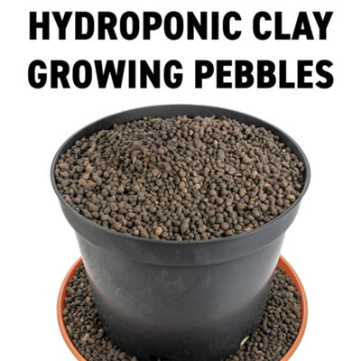10l growing media-clay pebbles,1-4mm, pot plant topper,hydroponics ...