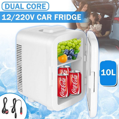 10L Mini Fridge Portable Table Top Electric Cooler Warmer Ice Box Car Home
