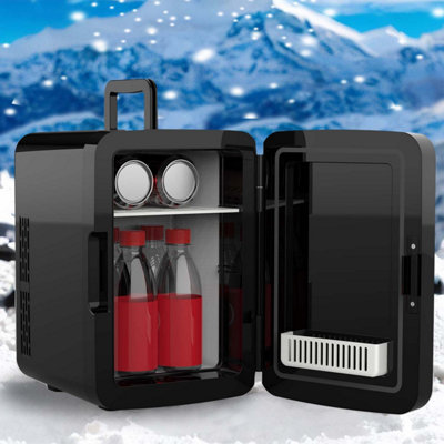 10L Mini Fridge Table Top Electric Cooler & Warmer Portable Ice Box ...