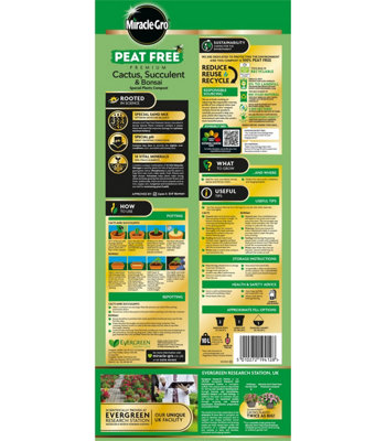 10L Miracle Gro Premium Compost, Bulb Fibre, Peat Free, Multi Purpose ...
